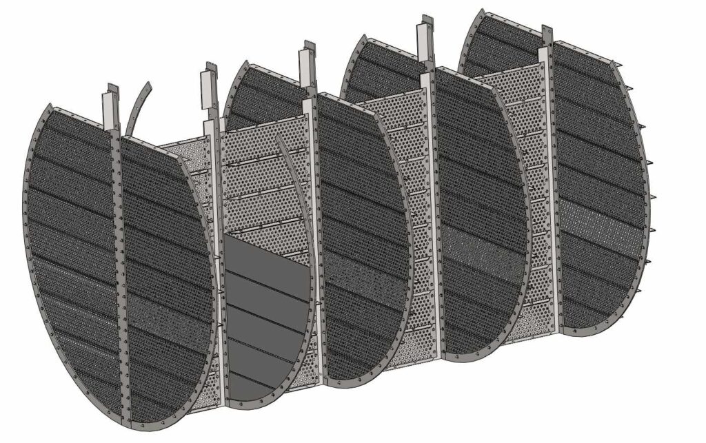 Calming Baffles | Phase Separation Internals | Sepco Process